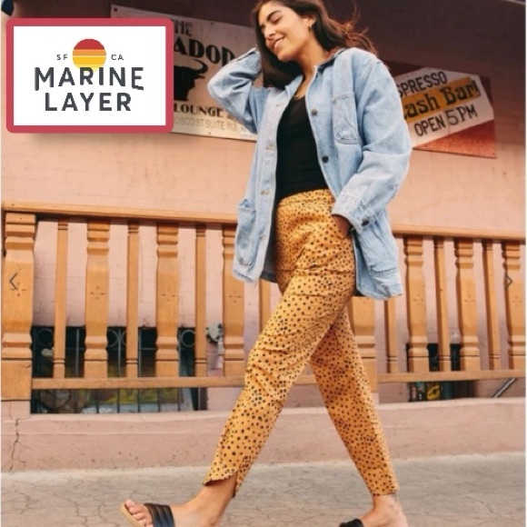Marine Layer | Pants & Jumpsuits | Marinelayer Allison Pant In Abstract ...